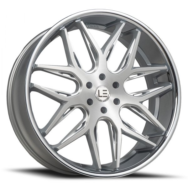 LE LUXURY EDITION® LUX LE 14 Wheels - Brushed Silver Face with Milled ...