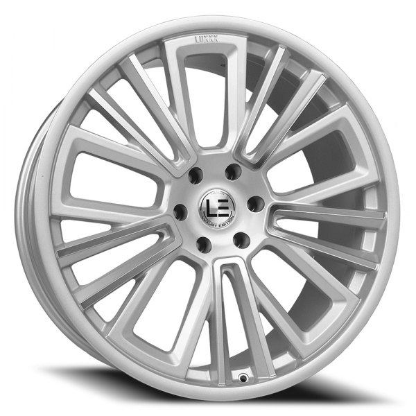 LE LUXURY EDITION® LUX LE 3 Wheels - Silver with Machined Face Rims