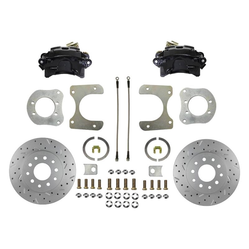 LEED Brakes® BRC3001X - Drilled and Slotted Rear Disc Brake Conversion Kit