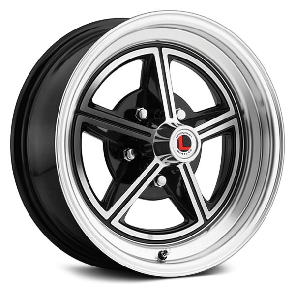 LEGENDARY WHEELS® MAGSTAR II Wheels - Gloss Black with Machined Face Rims