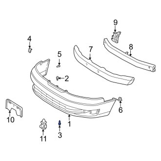 Lexus LS400 Replacement Bumpers | Front, Rear, Brackets – CARiD.com
