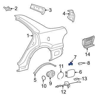 Lexus IS300 OEM Quarter Panels & Parts | Rear & Front — CARiD.com