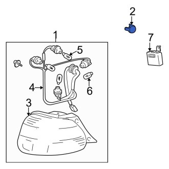 Lexus LS400 OEM Lighting | Headlights, Fog & Tail Lights — CARiD.com