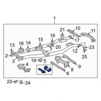 Lexus LX470 Chassis Frames & Body Parts — CARiD.com