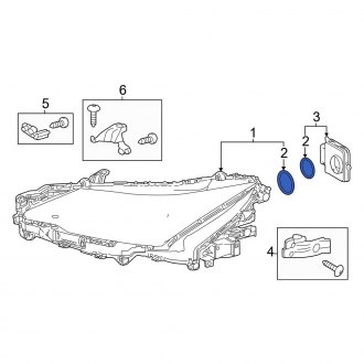 2025 Lexus RZ300e Headlight Components - Brackets | CARiD