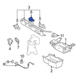 Lexus RX300 OEM Emission Control Parts - Oxygen Sensors | CARiD