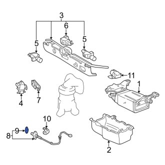 Lexus RX300 OEM Emission Control Parts - Oxygen Sensors | CARiD