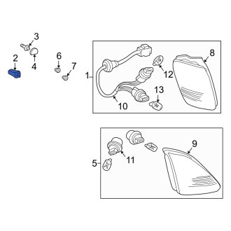 Lexus LS400 OEM Lighting | Headlights, Fog & Tail Lights — CARiD.com