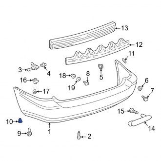 Lexus RX330 OEM Bumpers | Genuine Front & Rear Bumpers — CARiD.com