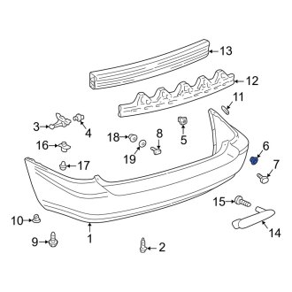 Lexus RX300 OEM Bumpers | Genuine Front & Rear Bumpers — CARiD.com