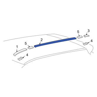 Lexus RX350 OEM Roofs & Parts | Panels, Drip Rails — CARiD.com