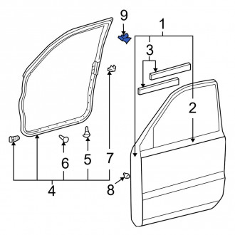 Lexus GX460 Door Moldings | Side, Edge, Belt – CARiD.com