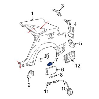Lexus OEM Quarter Panels & Parts - Rear & Front | CARiD