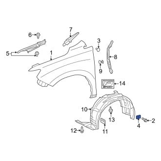 Lexus NX OEM Fenders | Factory Front & Rear Fenders — CARiD.com