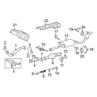 Lexus GX OEM Exhaust Parts | Systems, Tips, Pipes — CARiD.com