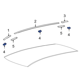 2015 Lexus RX350 OEM Roofs & Parts - Panels, Drip Rails | CARiD