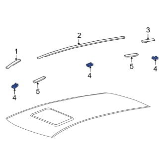 2015 Lexus RX350 OEM Roofs & Parts - Panels, Drip Rails | CARiD