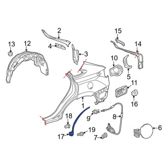 Lexus RX350 Replacement Fender Moldings & Trim — CARiD.com