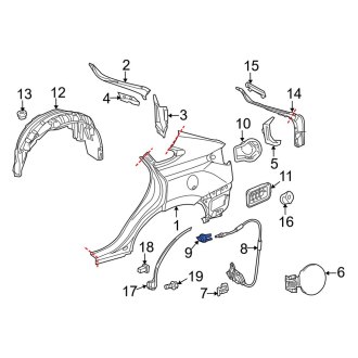 Lexus IS OEM Quarter Panels & Parts | Rear & Front — CARiD.com