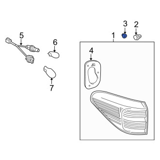 Lexus RX300 OEM Tail Lights - LED, Fiber Optic | CARiD