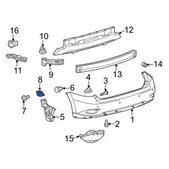 Lexus RX450h OEM Bumpers | Genuine Front & Rear Bumpers — CARiD.com