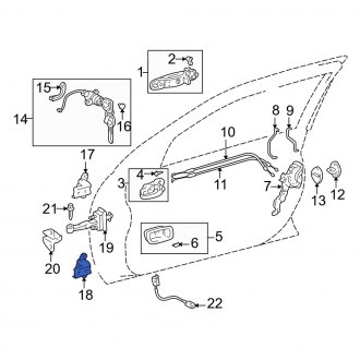Lexus RX300 Door Hinges, Pin & Bushing Kits – CARiD.com