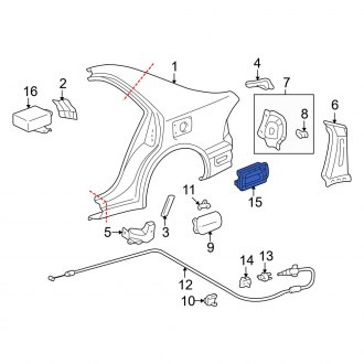 Lexus IS250 Replacement Fender Moldings & Trim — CARiD.com