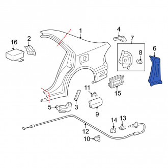 Lexus IS300 OEM Quarter Panels & Parts | Rear & Front — CARiD.com