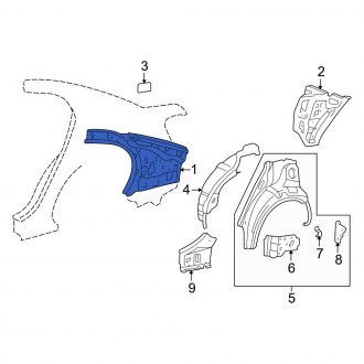 Lexus IS300 OEM Quarter Panels & Parts | Rear & Front — CARiD.com