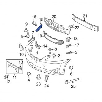 Lexus IS250 OEM Bumpers | Genuine Front & Rear Bumpers — CARiD.com
