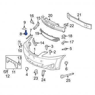 Lexus GS300 OEM Bumpers | Genuine Front & Rear Bumpers — CARiD.com