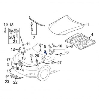 Lexus NX350h OEM Header Panels & Parts — CARiD.com