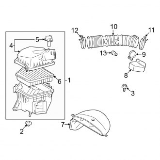 2008 Lexus IS250 OEM Air Intake Parts - Filters | CARiD
