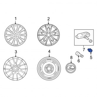 Lexus IS250 OEM Wheels & Tires | CARiD