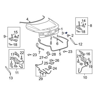 Lexus CT Trunk & Tailgate Hardware — CARID.com