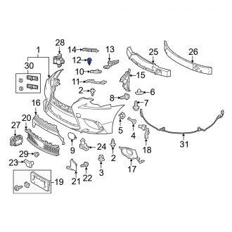 Lexus IS250 OEM Bumpers | Genuine Front & Rear Bumpers — CARiD.com
