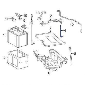 Lexus LC500 Battery Trays, Alternator Brackets, Mounts — CARiD.com