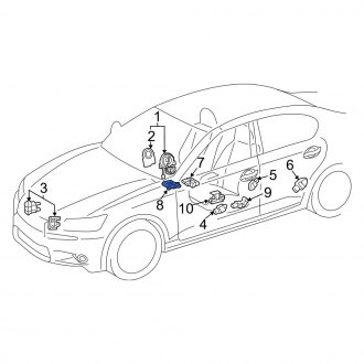 Lexus IS300 OEM Electrical Parts | Sensors, Switches — CARiD.com