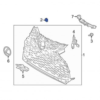 Lexus IS500 Grille Brackets & Hardware | CARiD