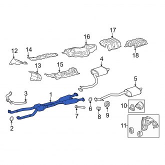 Lexus IS300 OEM Exhaust Parts | Systems, Tips, Pipes — CARiD.com
