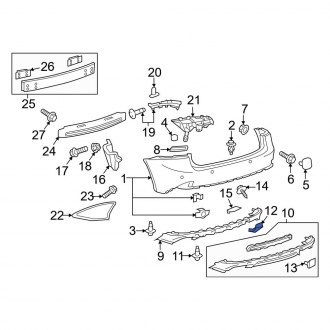 Lexus IS300 OEM Bumpers | Genuine Front & Rear Bumpers — CARiD.com