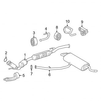 2023 Lexus RX350 OEM Exhaust Parts - Systems, Tips | CARiD