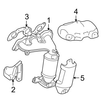 2002 Lexus ES OEM Exhaust Parts | Systems, Tips — CARiD.com