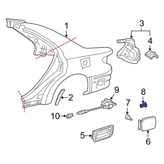 Lexus IS300 OEM Quarter Panels & Parts | Rear & Front — CARiD.com