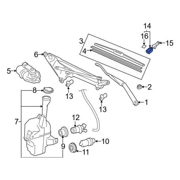 Lexus OE 8994142010 - Front Rain Sensor