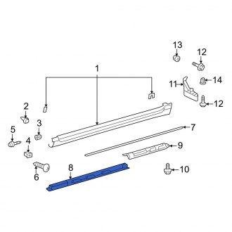 Lexus ES350 Replacement Rocker Panels – CARiD.com