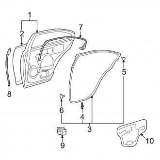 Lexus LS430 OEM Doors & Parts | Shells, Panels, Armrests — CARiD.com