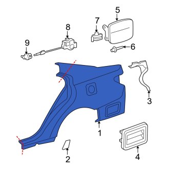 Lexus ES350 OEM Quarter Panels & Parts | Rear & Front — CARiD.com