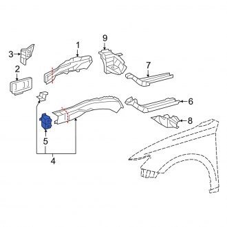 Lexus ES300h Replacement Chassis Frames & Rails - CARiD.com