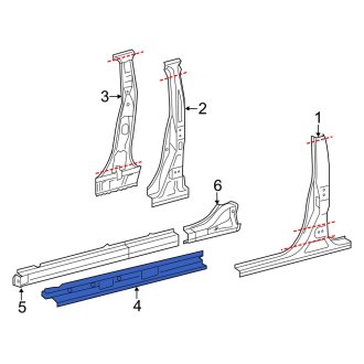 Lexus ES350 Replacement Rocker Panels – CARiD.com